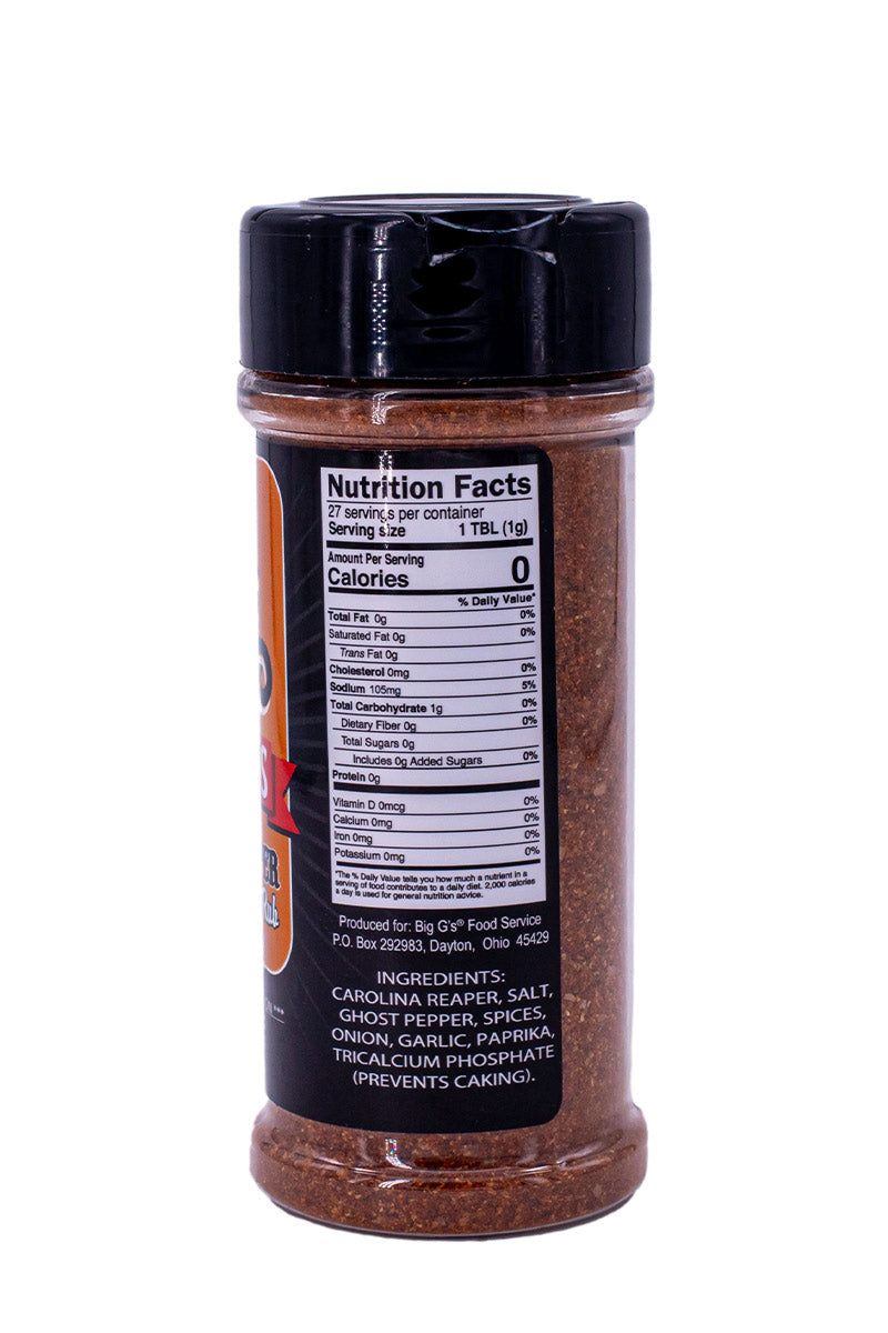 Ghost Pepper & Carolina Reaper Seasoning and Dry Rub